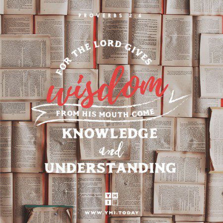 Typography: Proverbs 2:6 - YMI