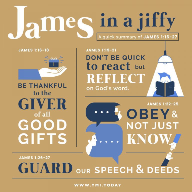 A Quick Summary Of James 1:16-27 - YMI