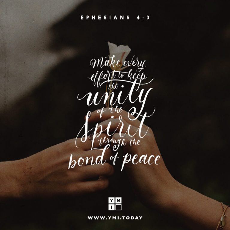 Typography: Ephesians 4:3 - YMI