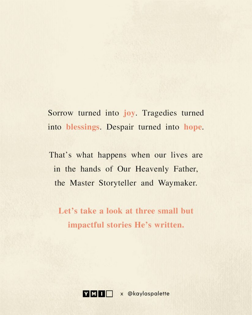 When God Rewrites Our Stories (As revealed through 3 Bible Characters ...