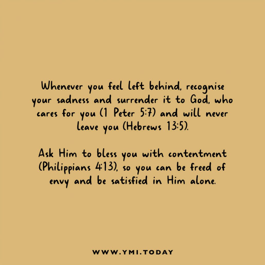 What Comparison and Envy Do To Us - YMI